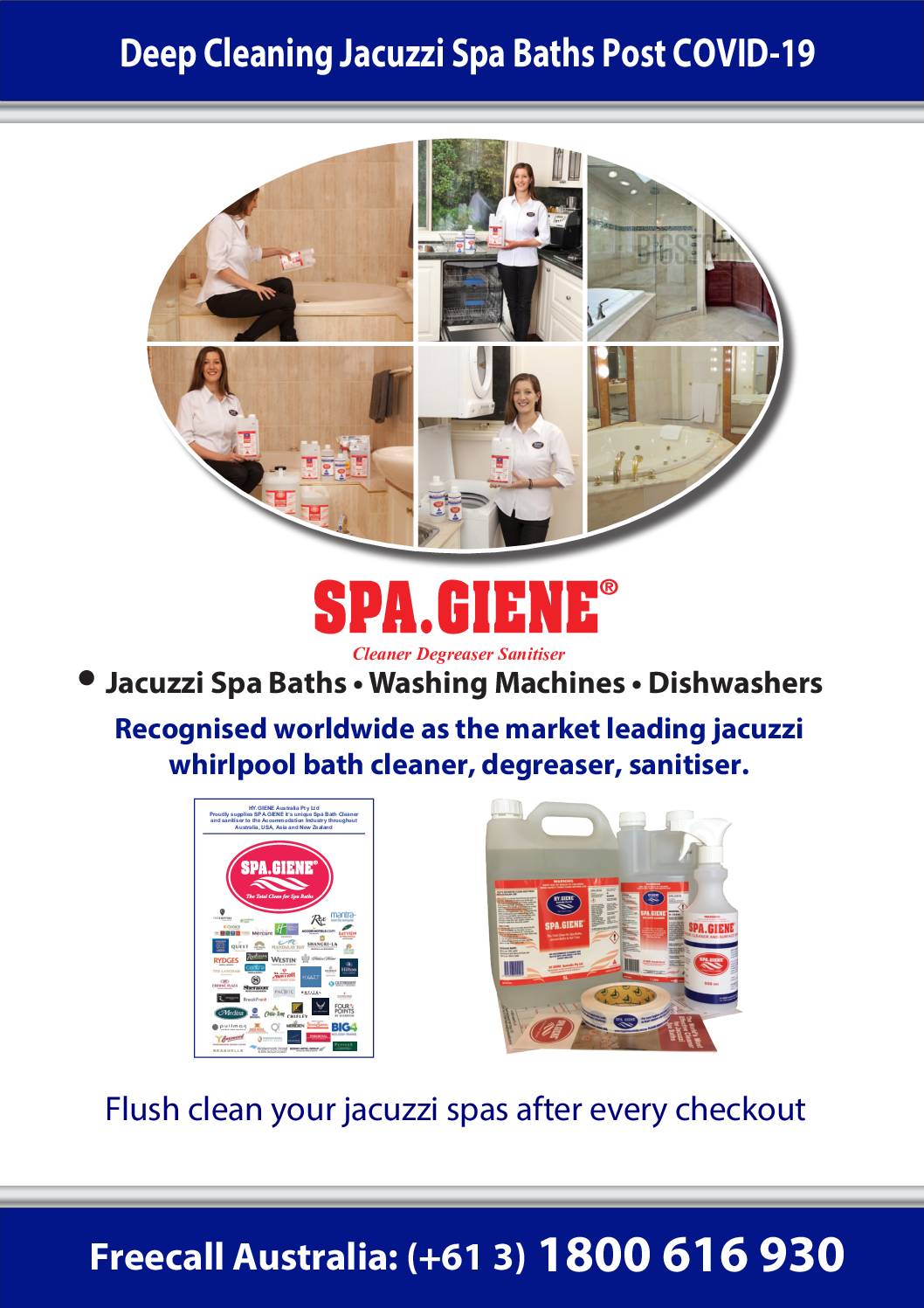 LEADING THE WAY IN JACUZZI SPA BATH HYGIENE TECHNOLOGY - HY.GIENE AUSTRALIA