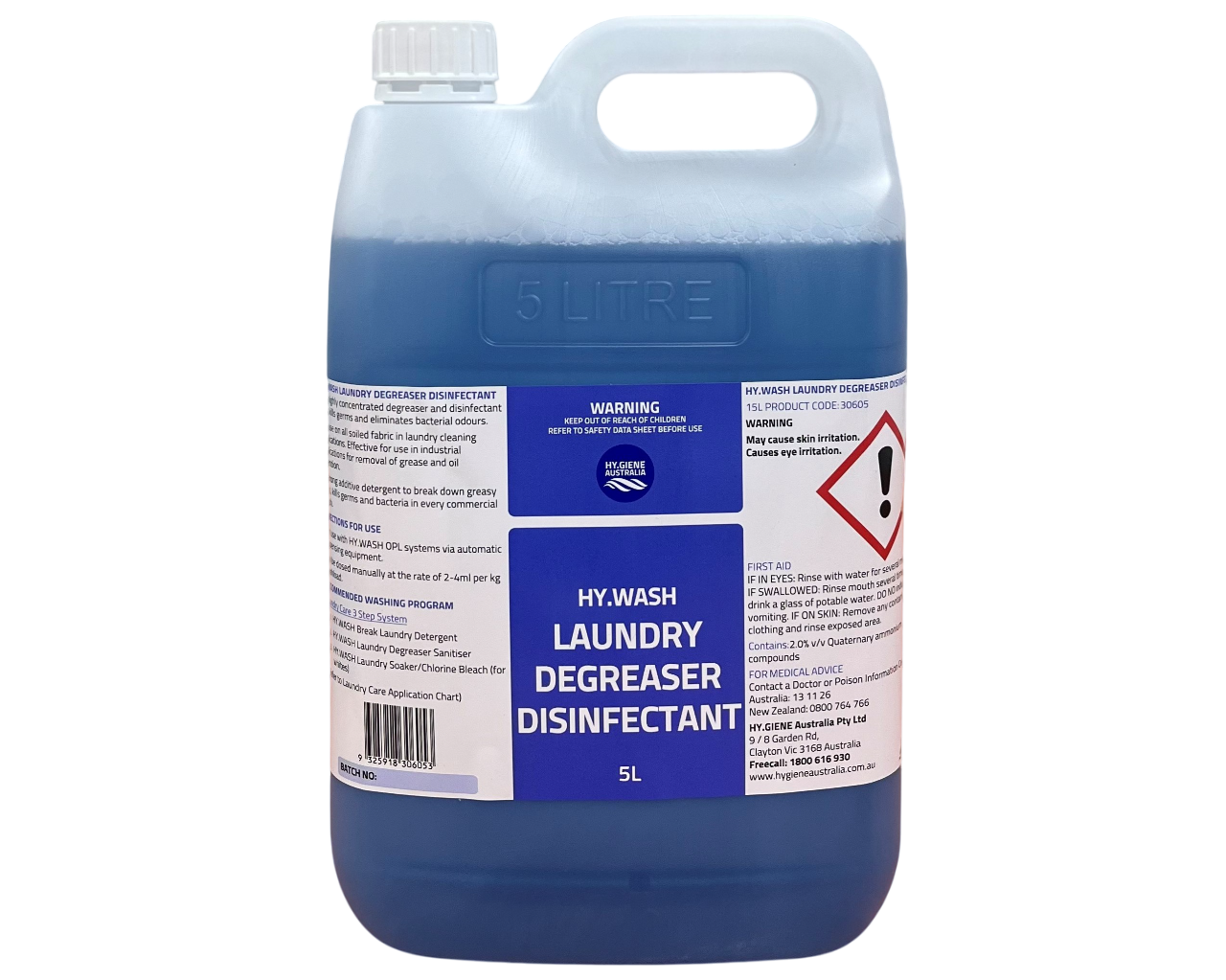 Laundry Degreaser - remove oil from massage towels